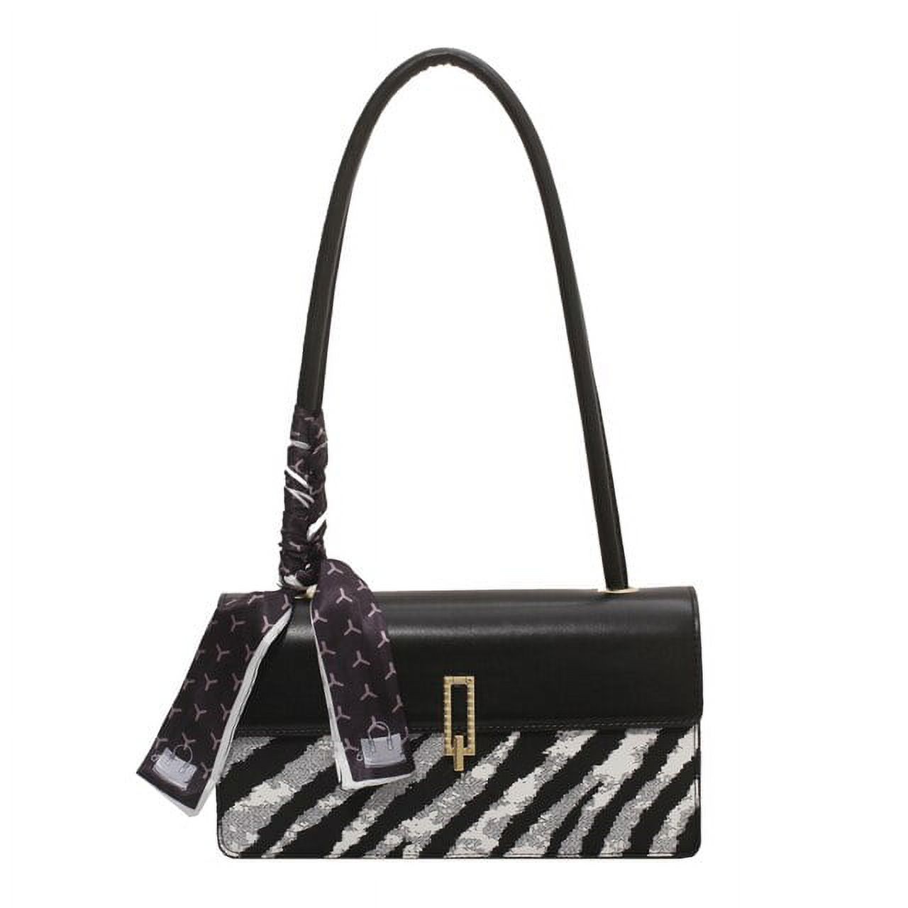 CoCopeaunt Zebra Pattern Flap Shoulder Bag New Designer Underarm Bag ...