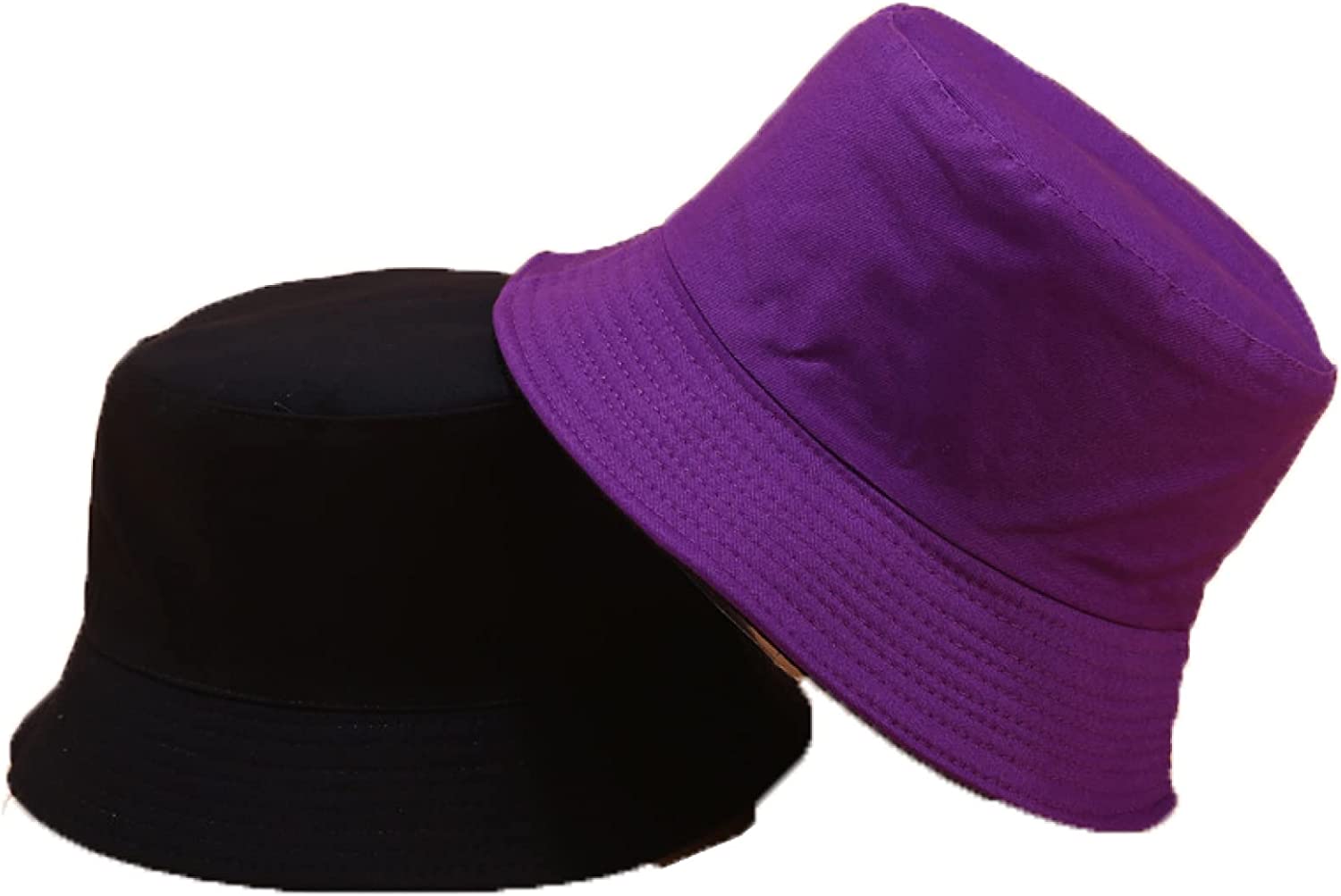 CoCopeaunts Bucket Hat for Men Double-Sided Wearing Cotton Bucket Cap ...