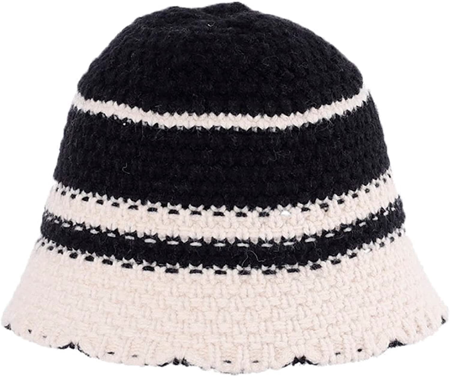 CoCopeaunts Bucket Hats for Womens Four Seasons Fashion Stripe Vintage ...