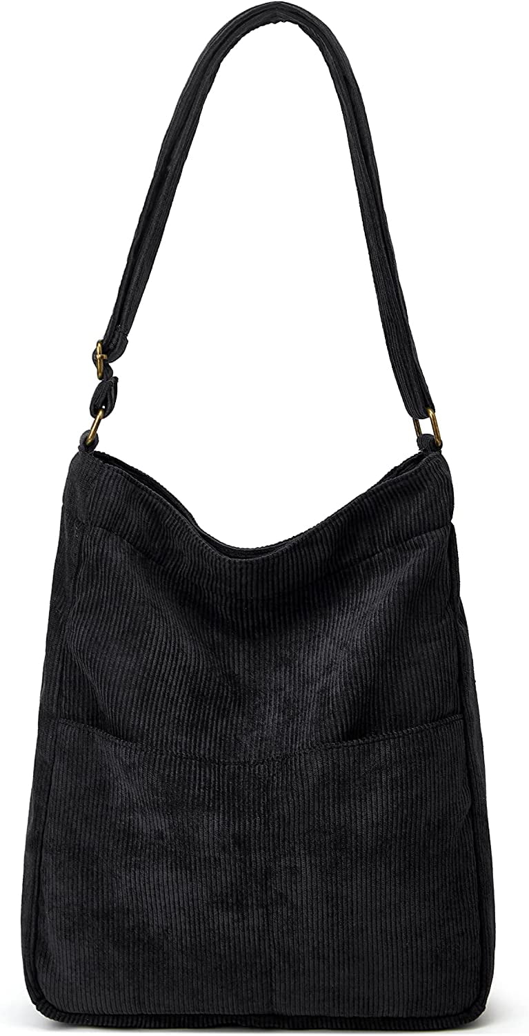 CoCopeaunts Corduroy Tote Bag for Women Cute Hobo Bag Multiuse Large ...