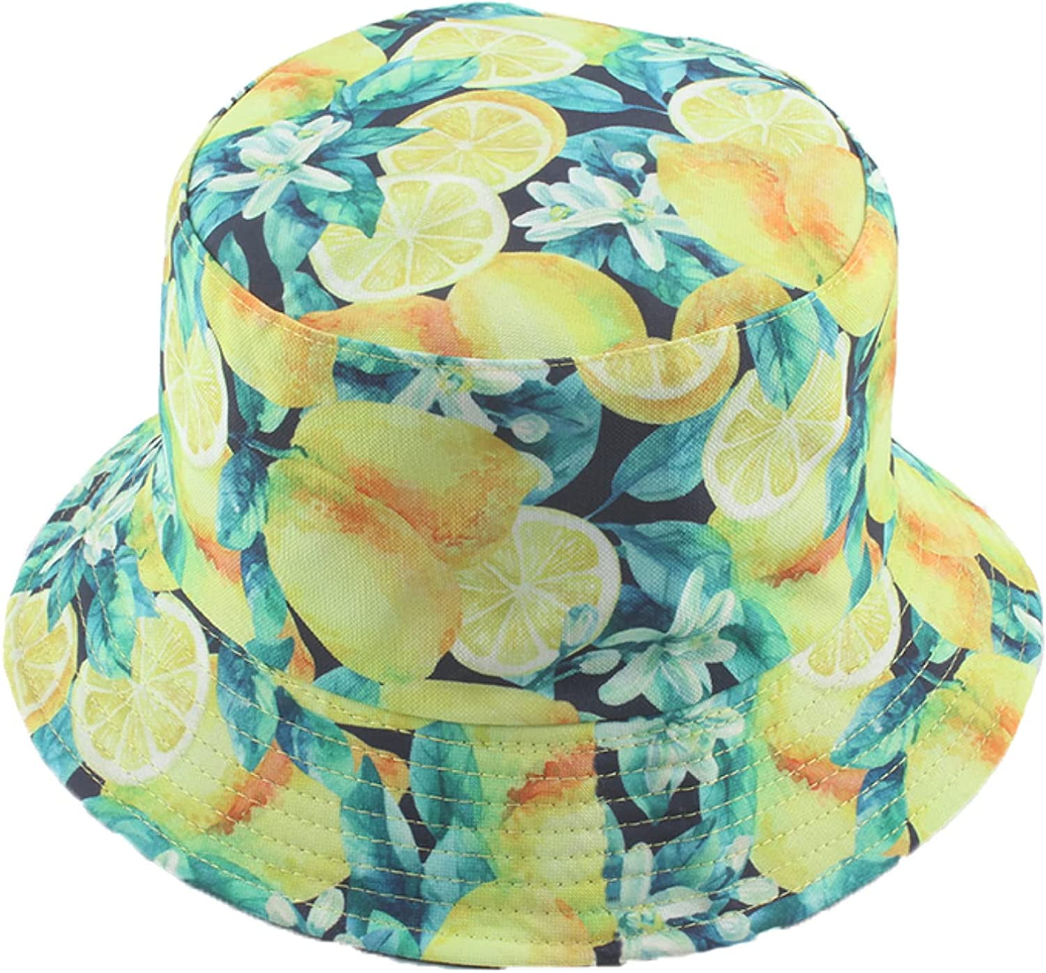 CoCopeaunts Cotton Bucket Hat for Women Summer Beach Fashion Reversible ...