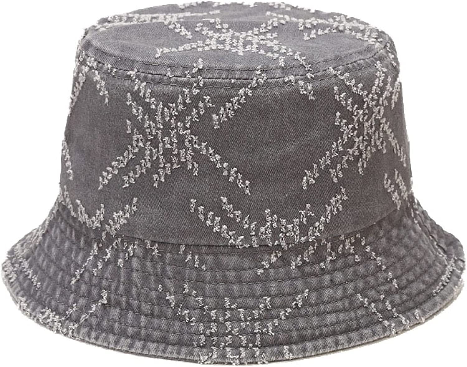 CoCopeaunts Cotton Bucket Hats for Women Distressed Little Hole Design ...
