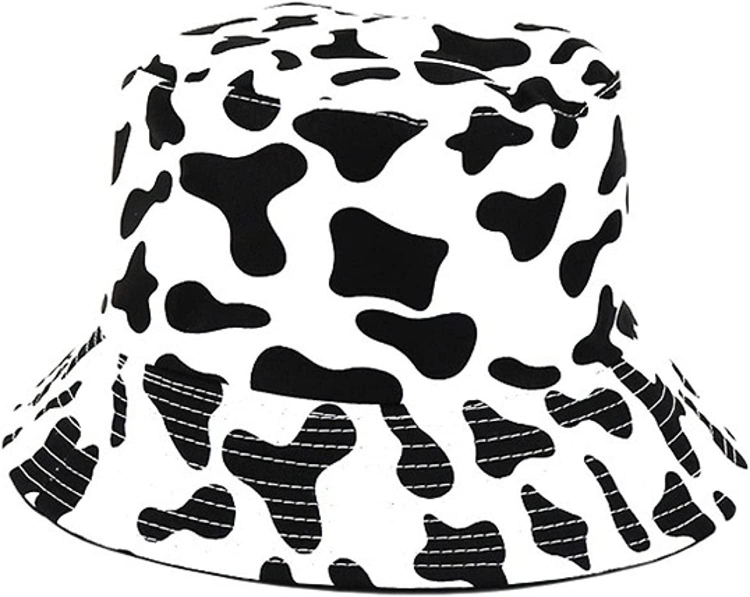 CoCopeaunts Cow Bucket Hat for Men Summer Creative Double-Sided Wear ...