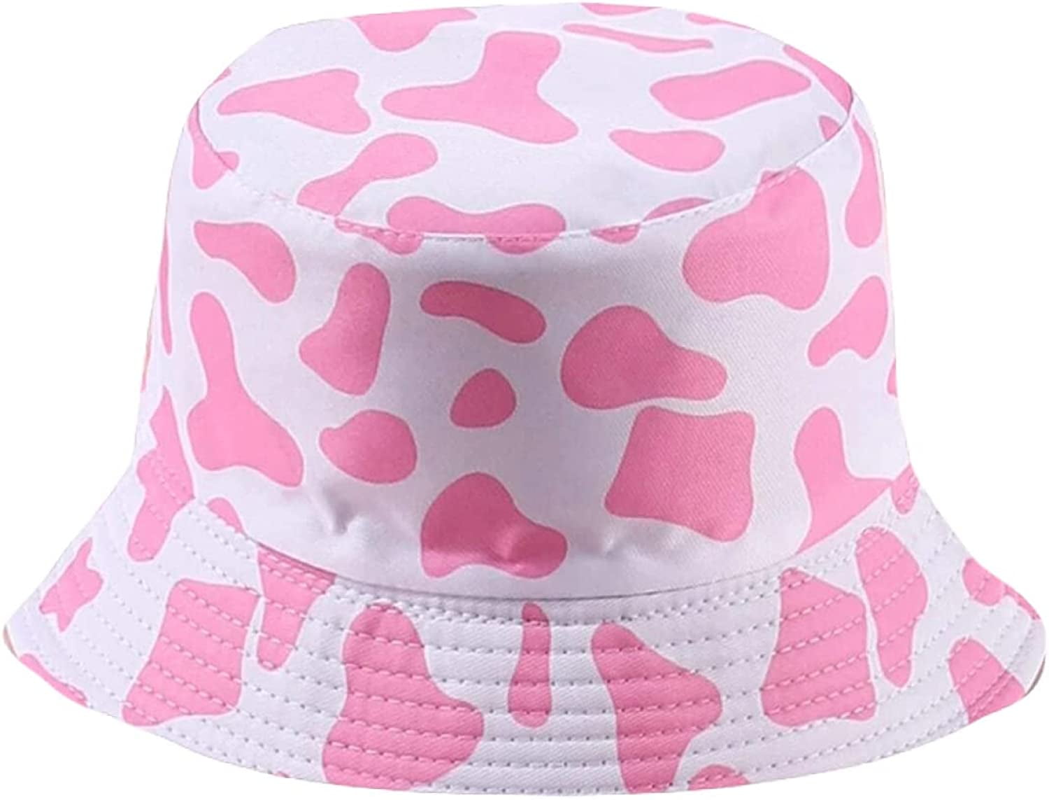 CoCopeaunts Cow Bucket Hat for Men Summer Creative Double-Sided Wear ...