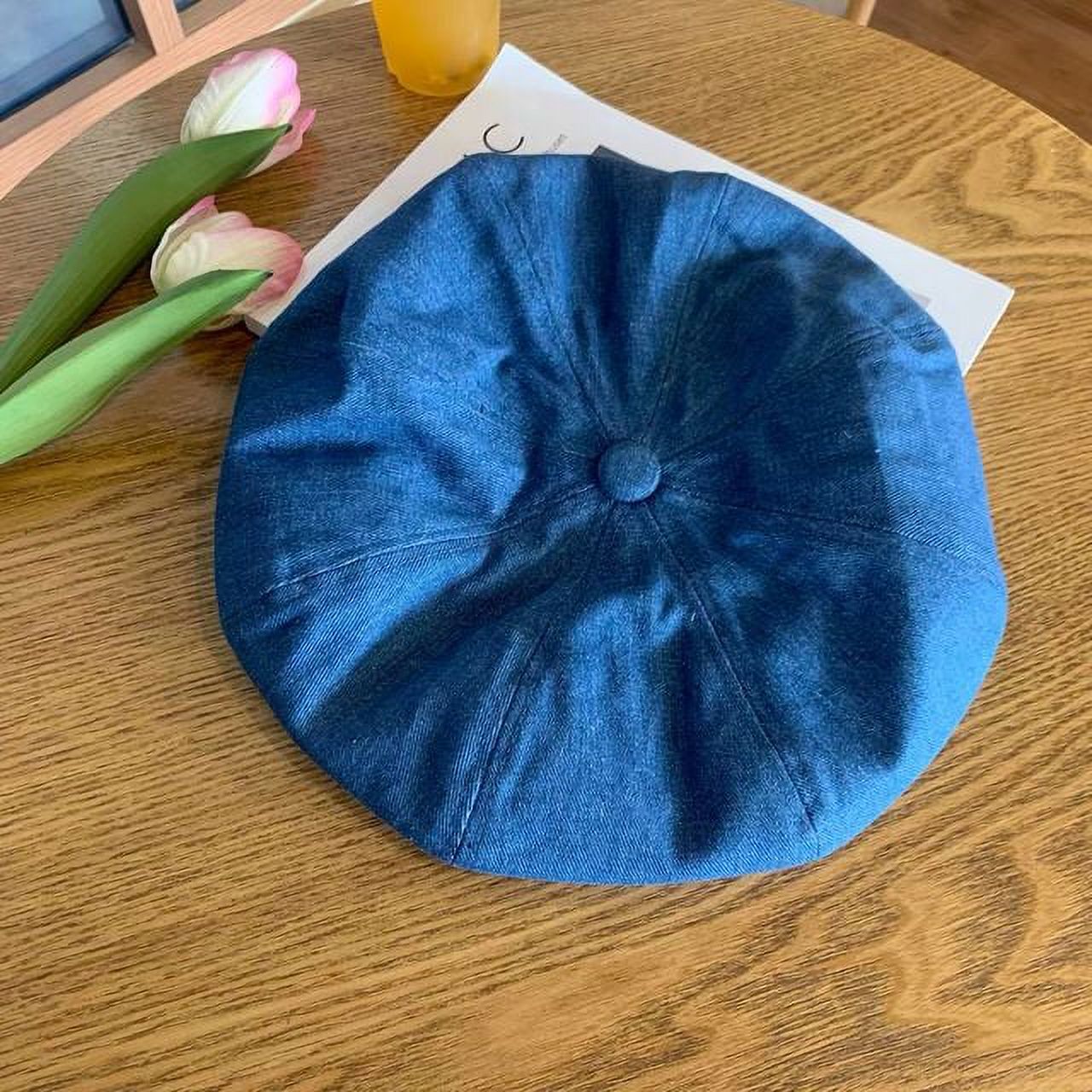 CoCopeaunts Denim Berets Hat For Women Spring French Artist Painter Cap ...