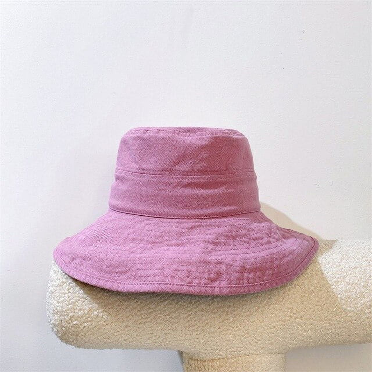 CoCopeaunts Denim Bucket Hats For Women Spring Summer Wide Brim Sun ...