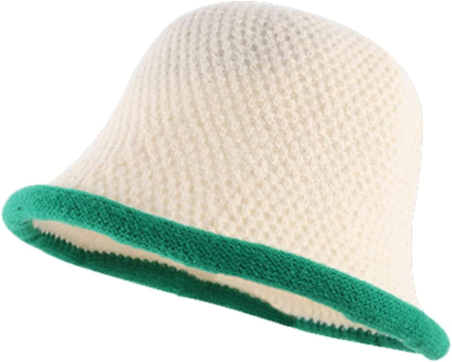 CoCopeaunts Dome Bucket Hat Women Matching Knitting Hats Warm Roll-up ...