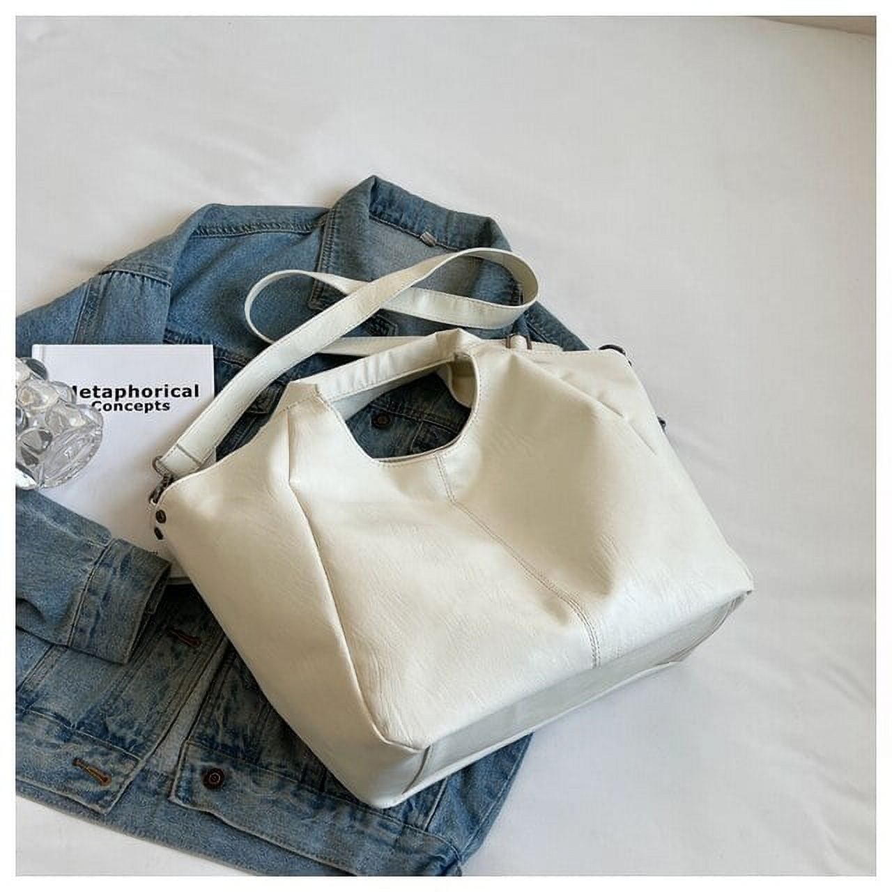 CoCopeaunts Female Big Simple Shoulder Bags Large Capacity Hobos Bag ...