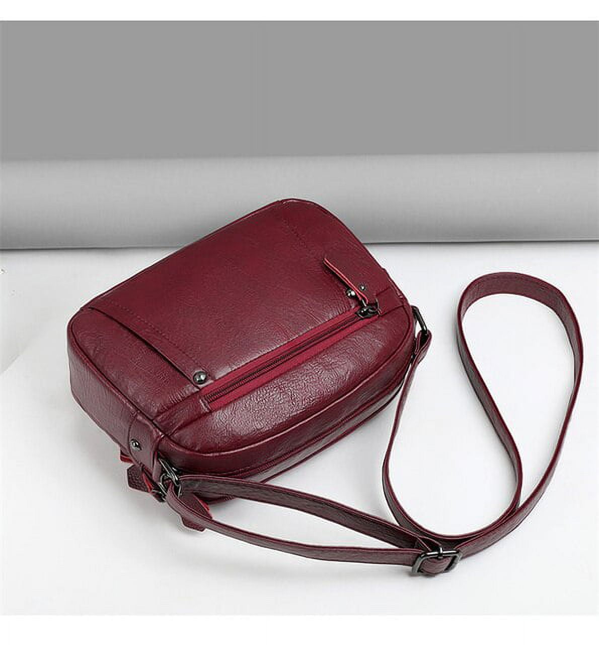 CoCopeaunts Female Multi Pocket Messenger Bag High Quality Leather ...