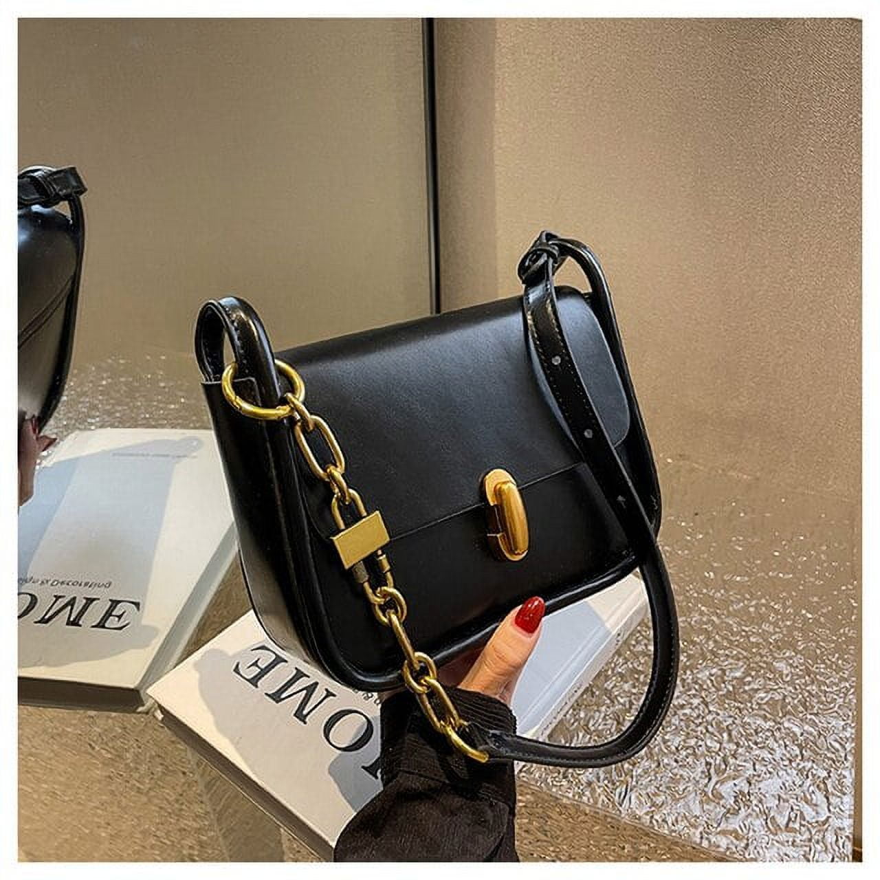 CoCopeaunts Female Pure Black Messenger Bag Quality Soft Leather ...