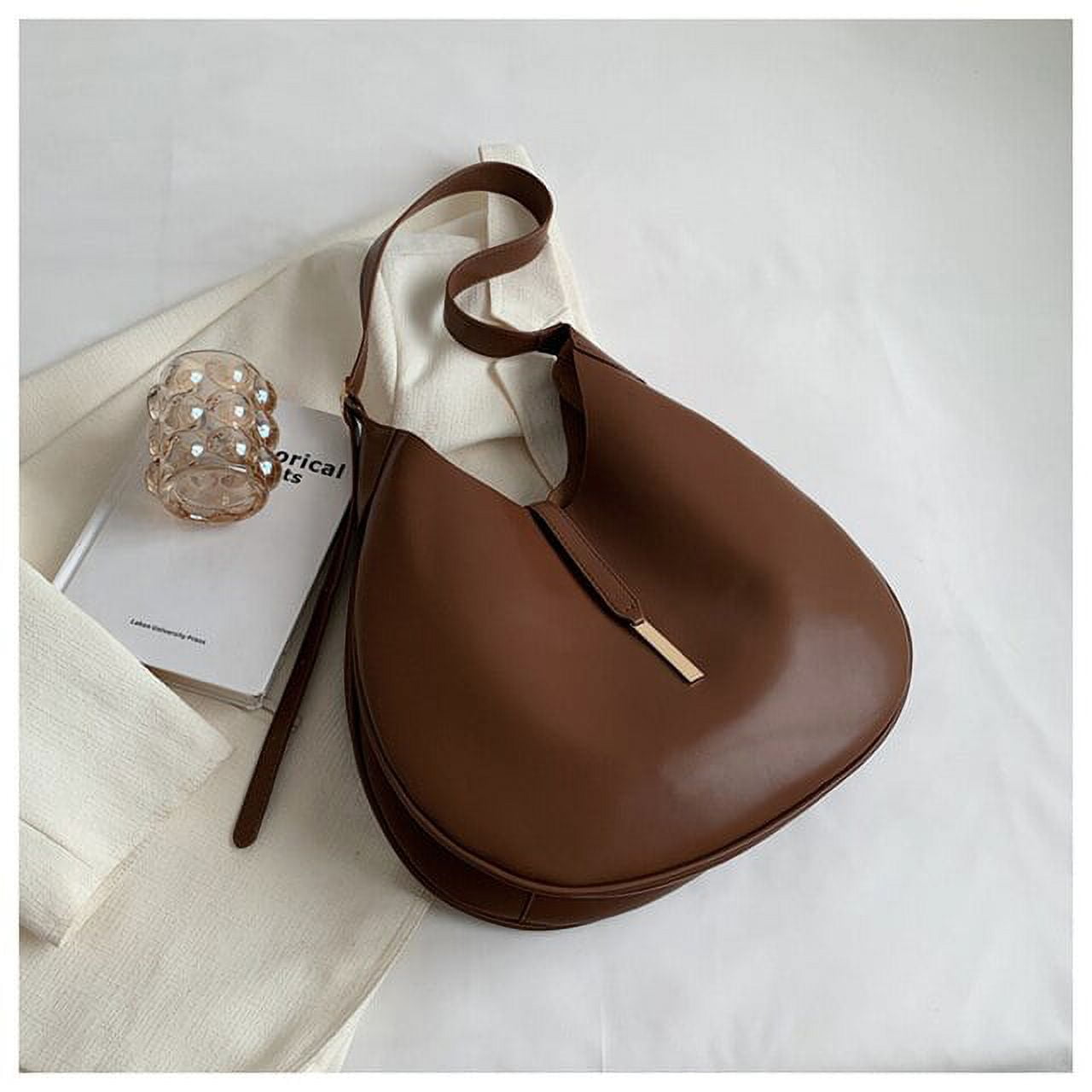 CoCopeaunts Female Simple Shoulder Bags Luxury Soft Leather Crossbody ...