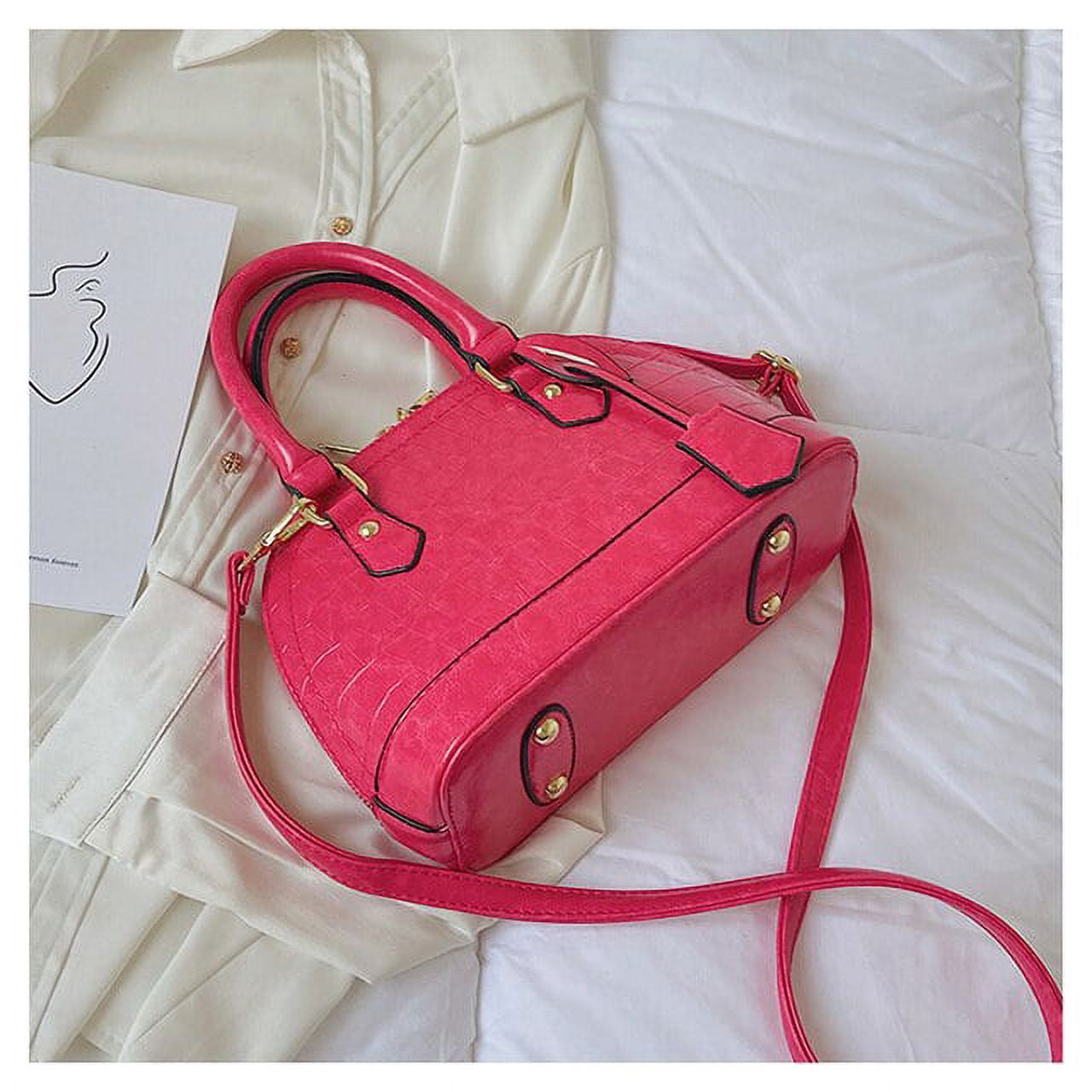 CoCopeaunts Female Solid Color Messenger Bag Quality Leather Shoulder ...