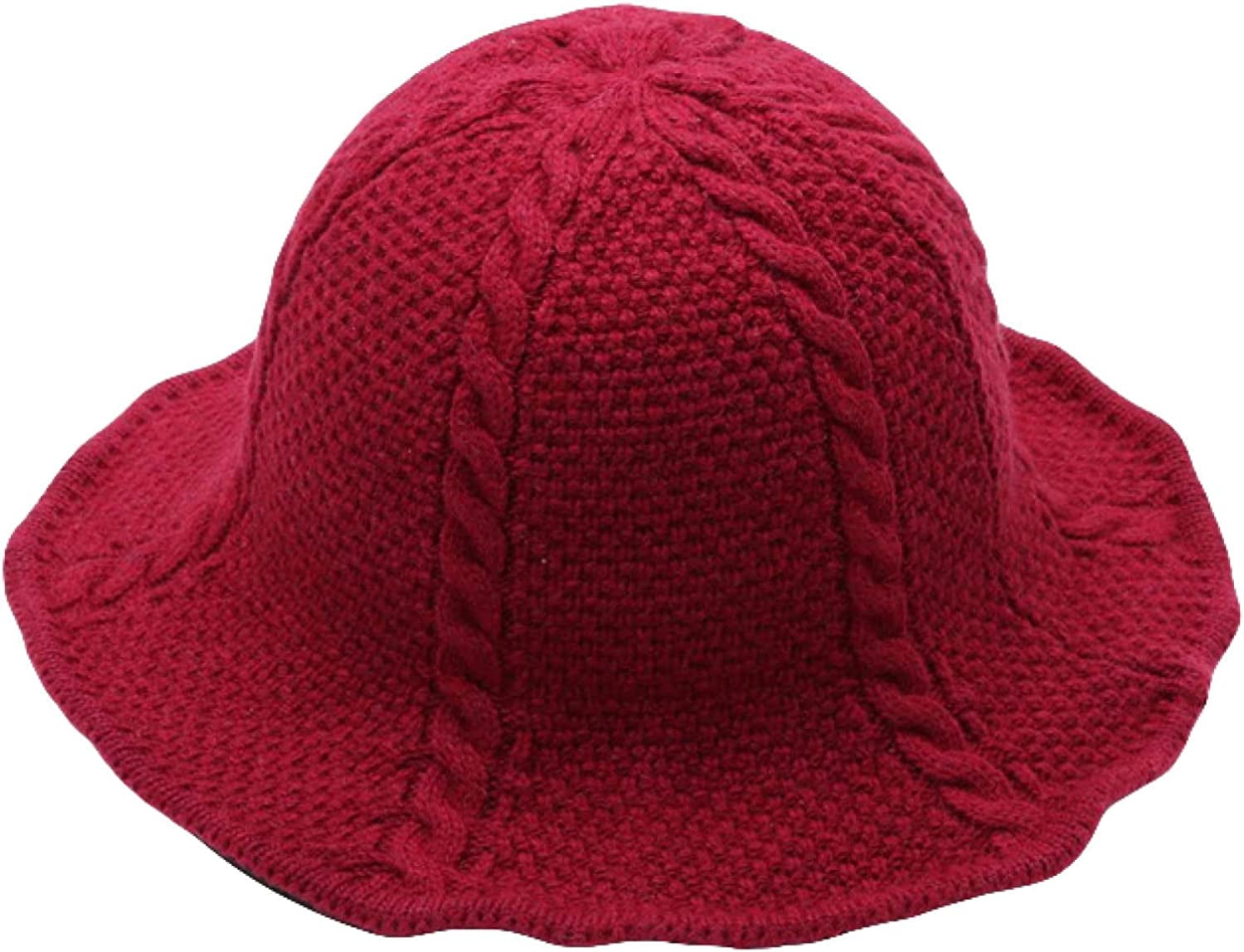 CoCopeaunts Fisherman Hat Women Winter Versatile Solid Color Chunky ...