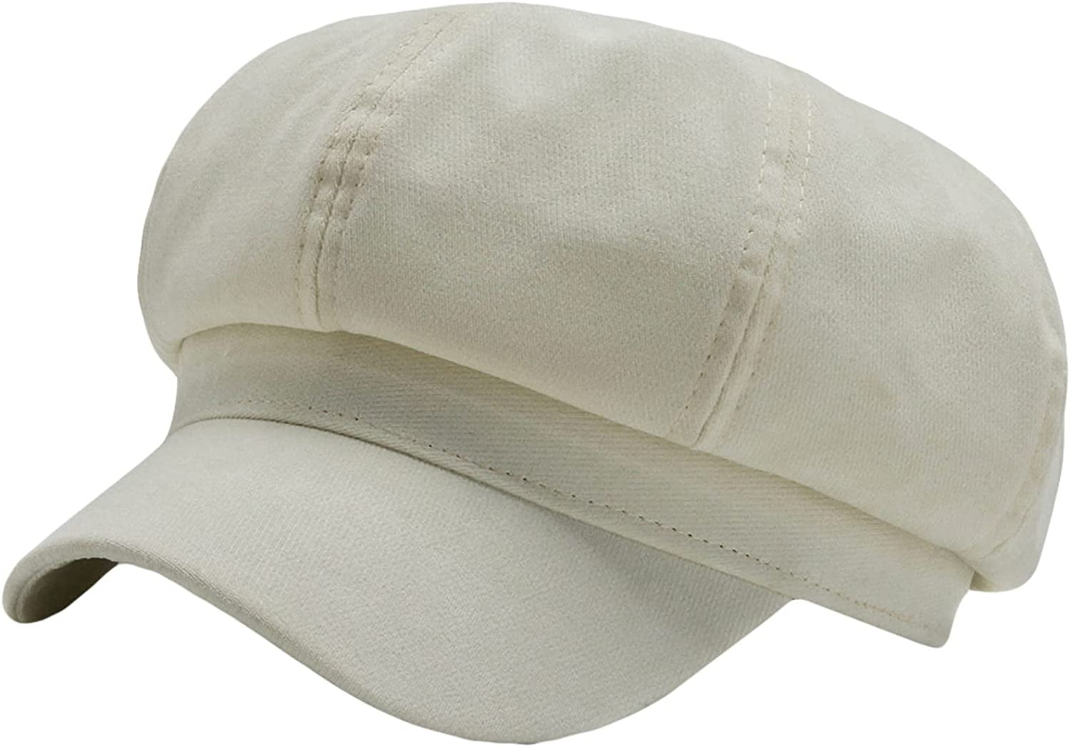 CoCopeaunts Fleece Anise Newsboy Cap Vintage Women Adjustable Octagonal ...