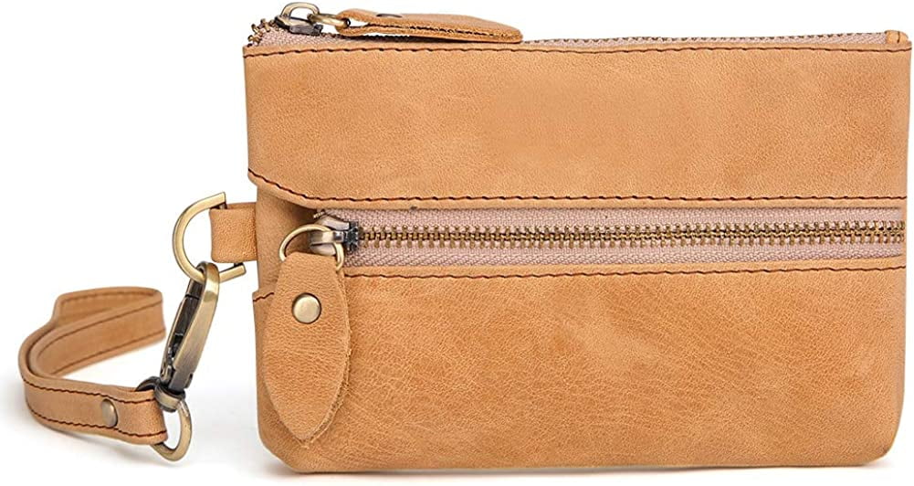 CoCopeaunts Genuine Leather ID Case Wallet for Women Retro Coin Purse ...