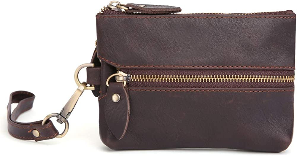 CoCopeaunts Genuine Leather ID Case Wallet for Women Retro Coin Purse ...