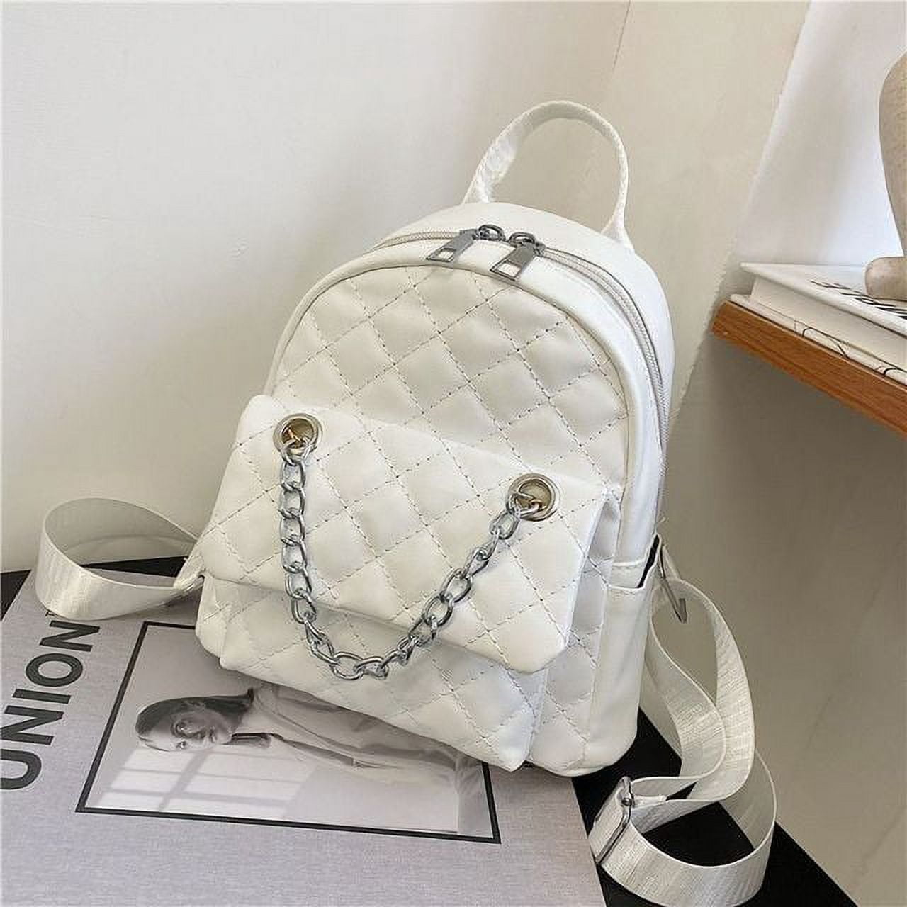 CoCopeaunts Korean Style Backpacks for Women Casual Fashion Solid Color ...