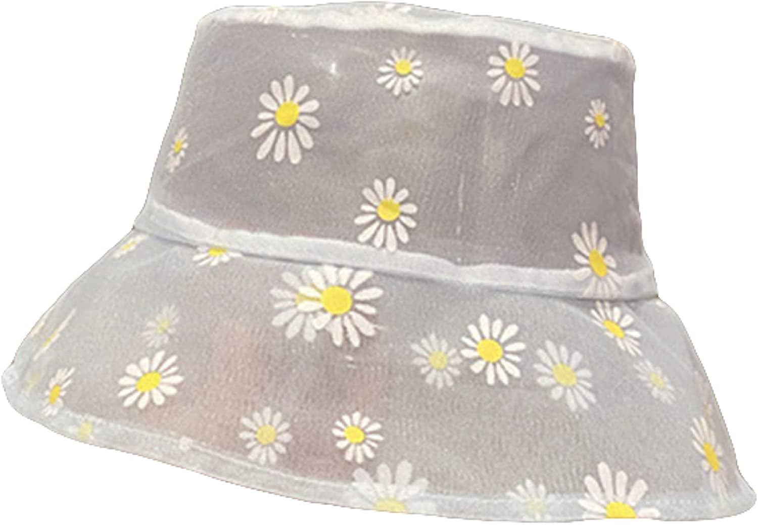 CoCopeaunts Lace Clear Bucket Hat Women Fashion Summer Daisy ...