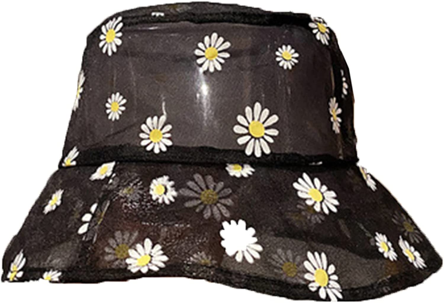 CoCopeaunts Lace Clear Bucket Hat Women Fashion Summer Daisy ...