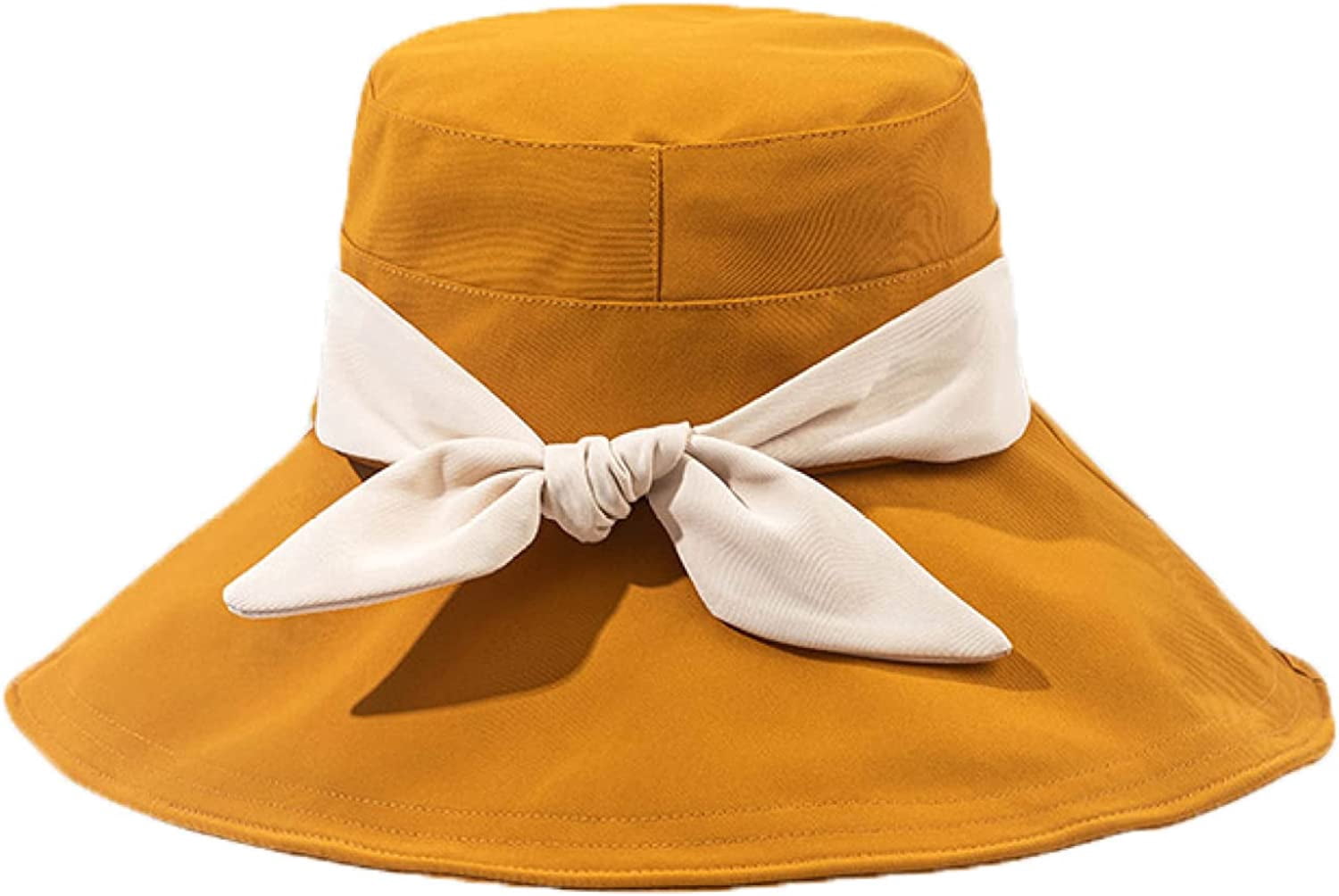 CoCopeaunts Large Bucket Hat Wide Brim Bow Ladies Bucket Hats for Women ...