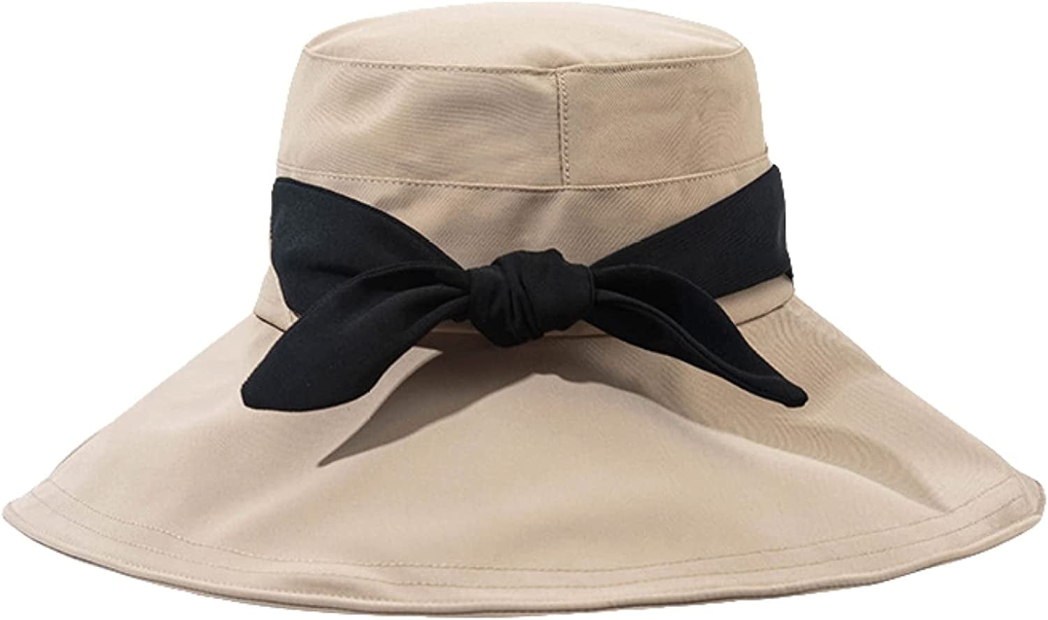 CoCopeaunts Large Bucket Hat Wide Brim Bow Ladies Bucket Hats for Women ...