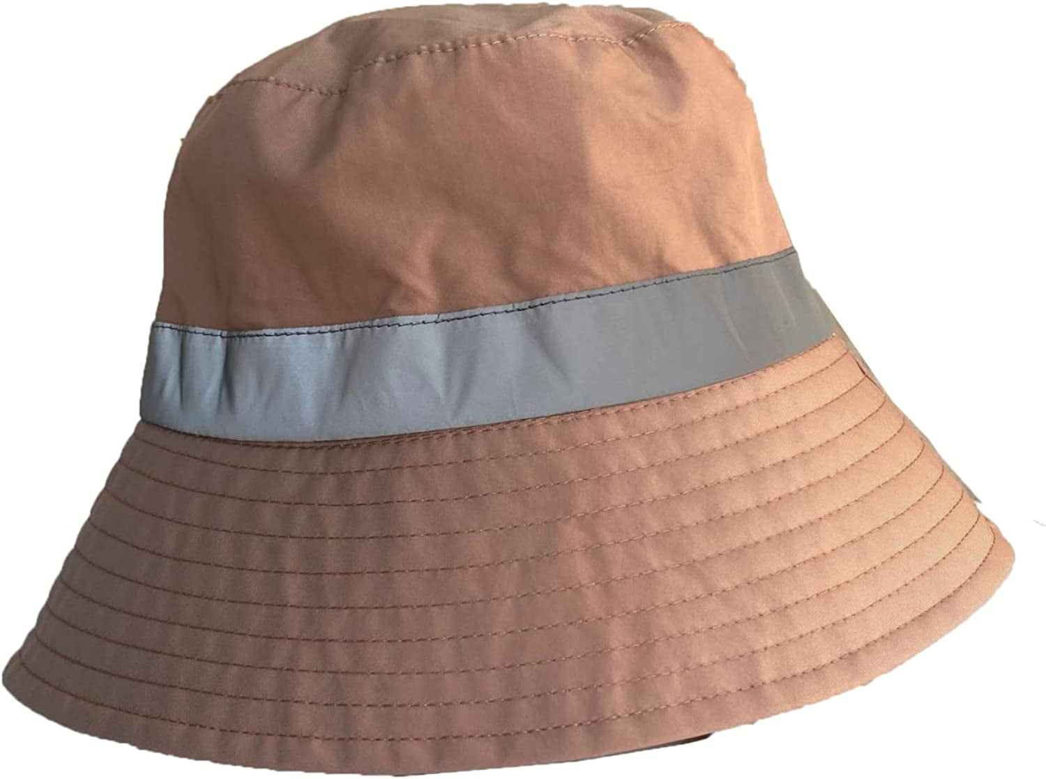 CoCopeaunts Large Bucket Hat for Women Fashion Reflective Stripes Men ...