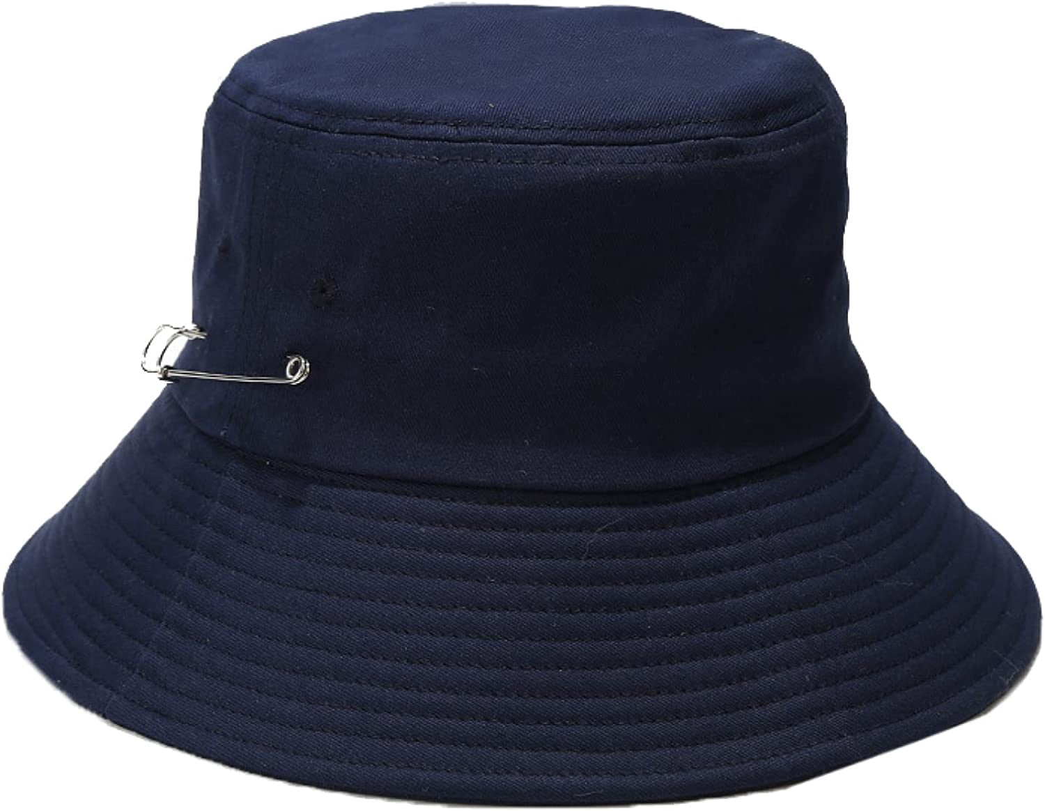 CoCopeaunts Large Buckets Hat Women Big-Brimmed Unisex Pure Color ...