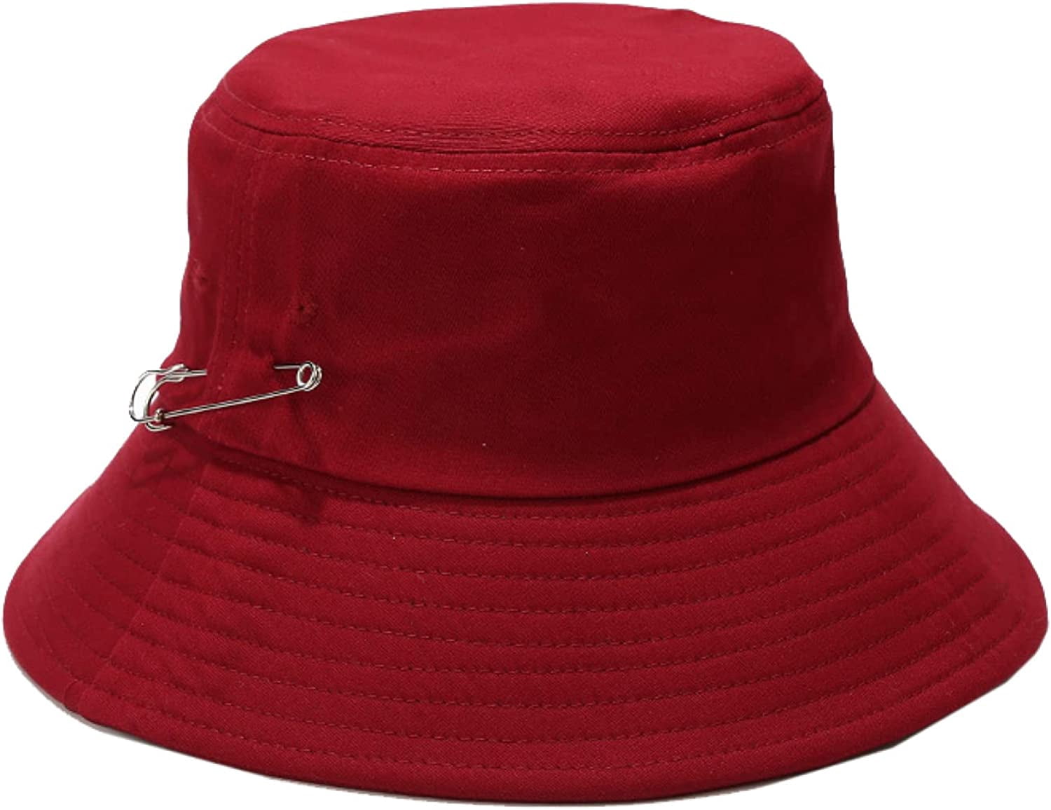 CoCopeaunts Large Buckets Hat Women Big-Brimmed Unisex Pure Color ...