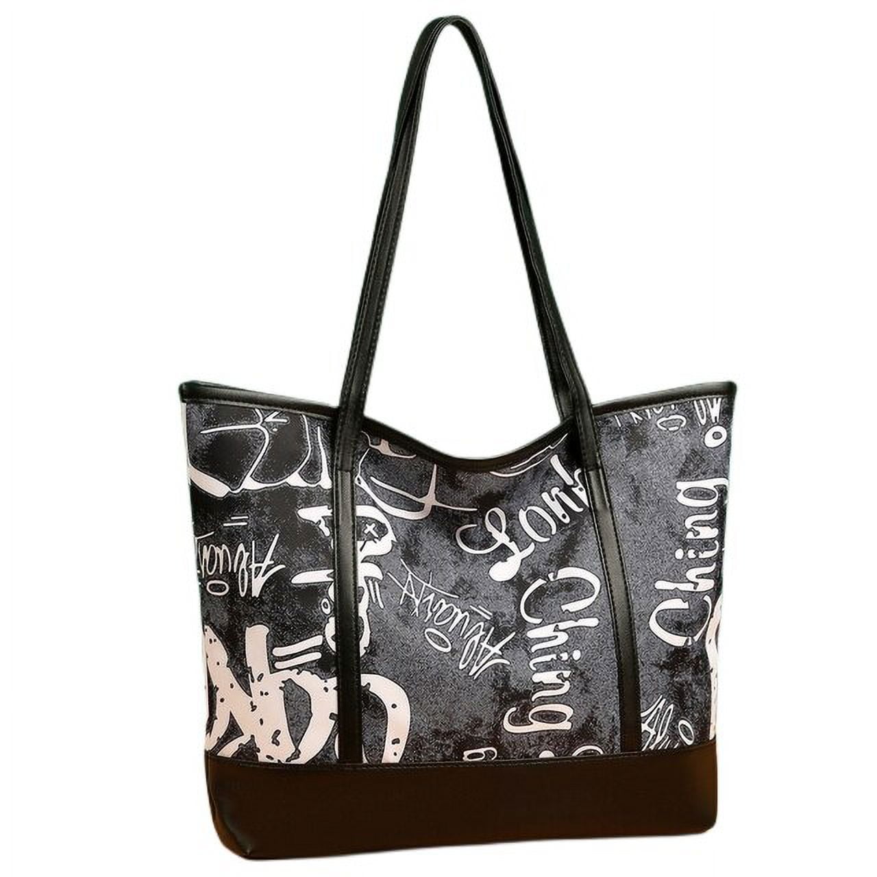 CoCopeaunts Large Capacity Fashion Style PU Soft Leather Avant-garde ...