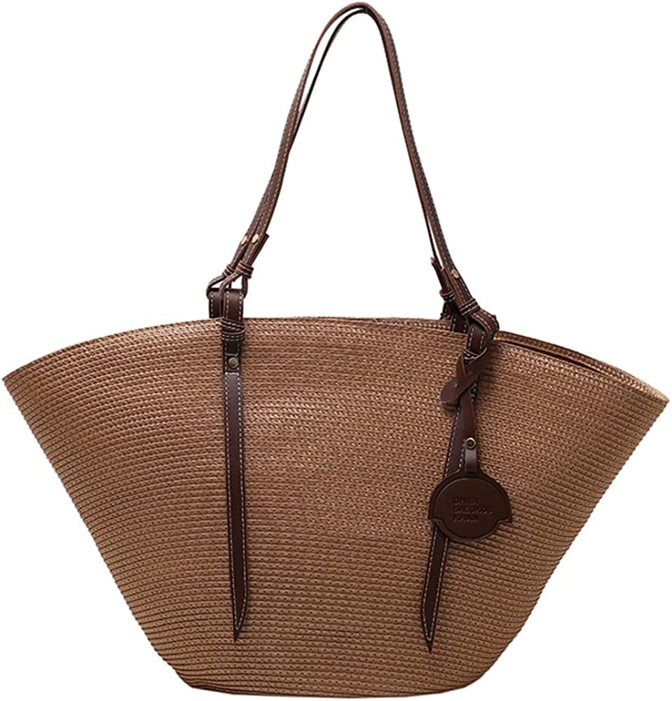 CoCopeaunts Large Straw Bag for Women, Summer Beach Bag Handwoven Hobo ...