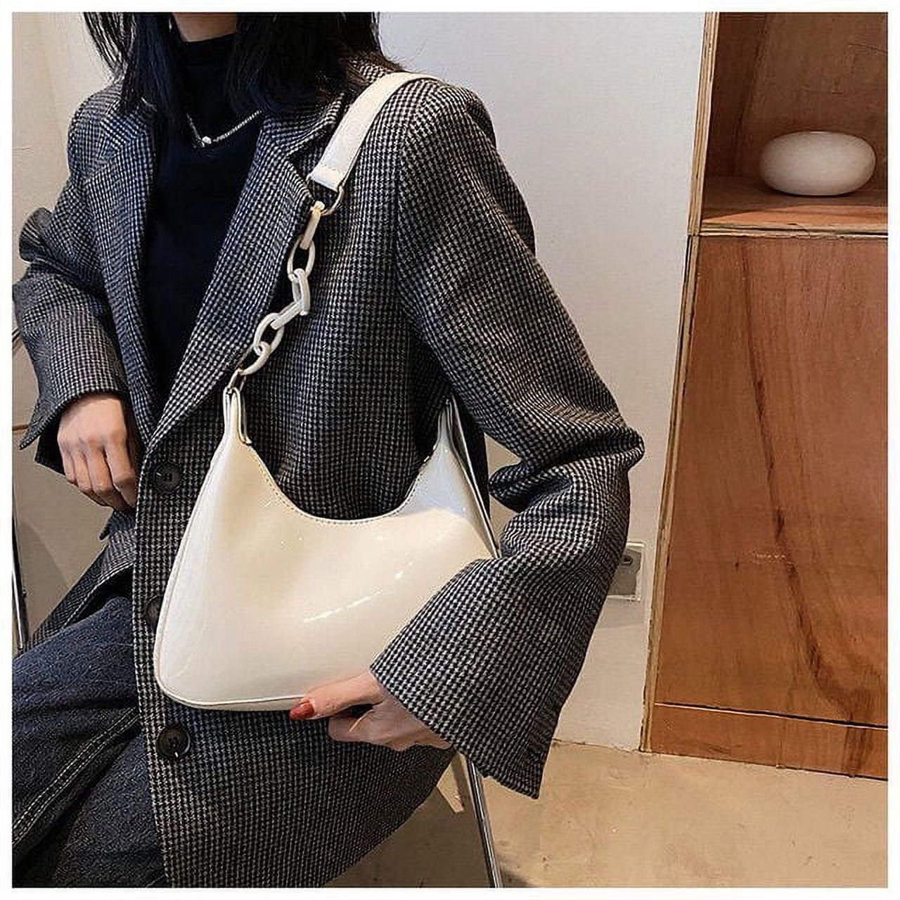 CoCopeaunts Luxury Designer Women Hobo Shoulder Bag Red Patent Leather ...