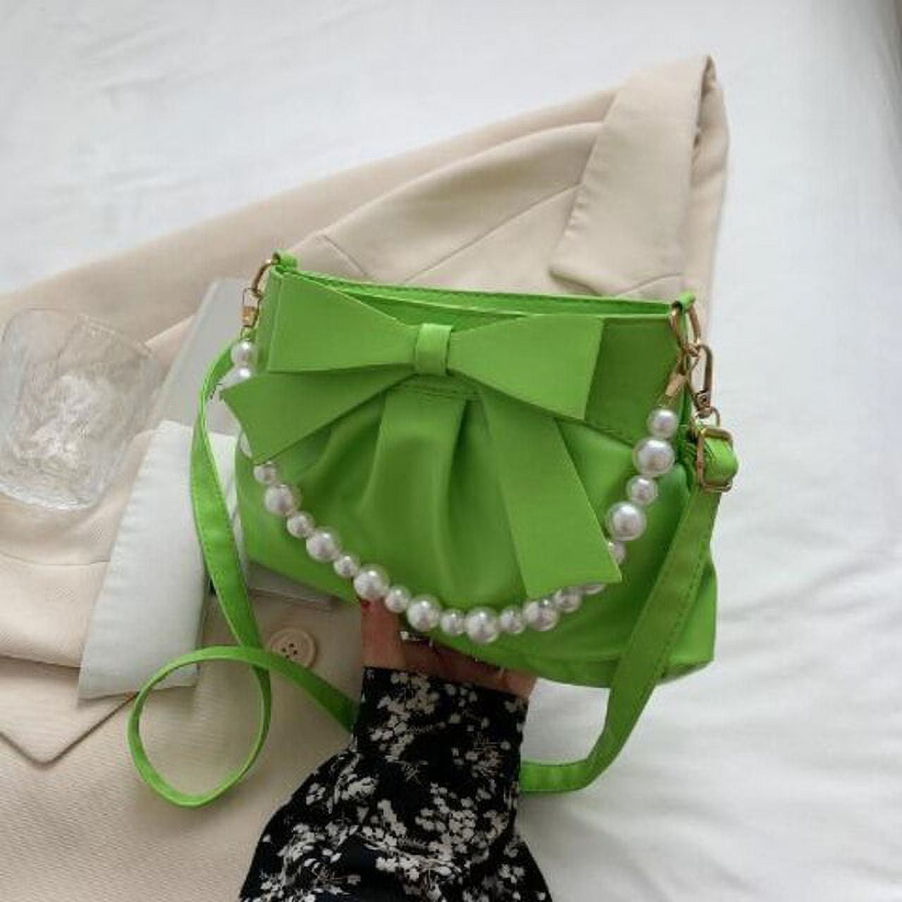 CoCopeaunts New Fashion Womens Shoulder Bag Elegant Bow Trend Purses ...