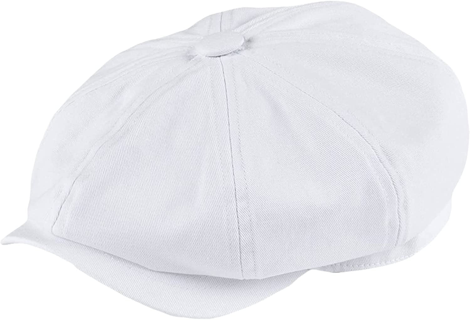 CoCopeaunts Newsboy Cap Men's Twill Cotton Eight Panel Hat Women's ...