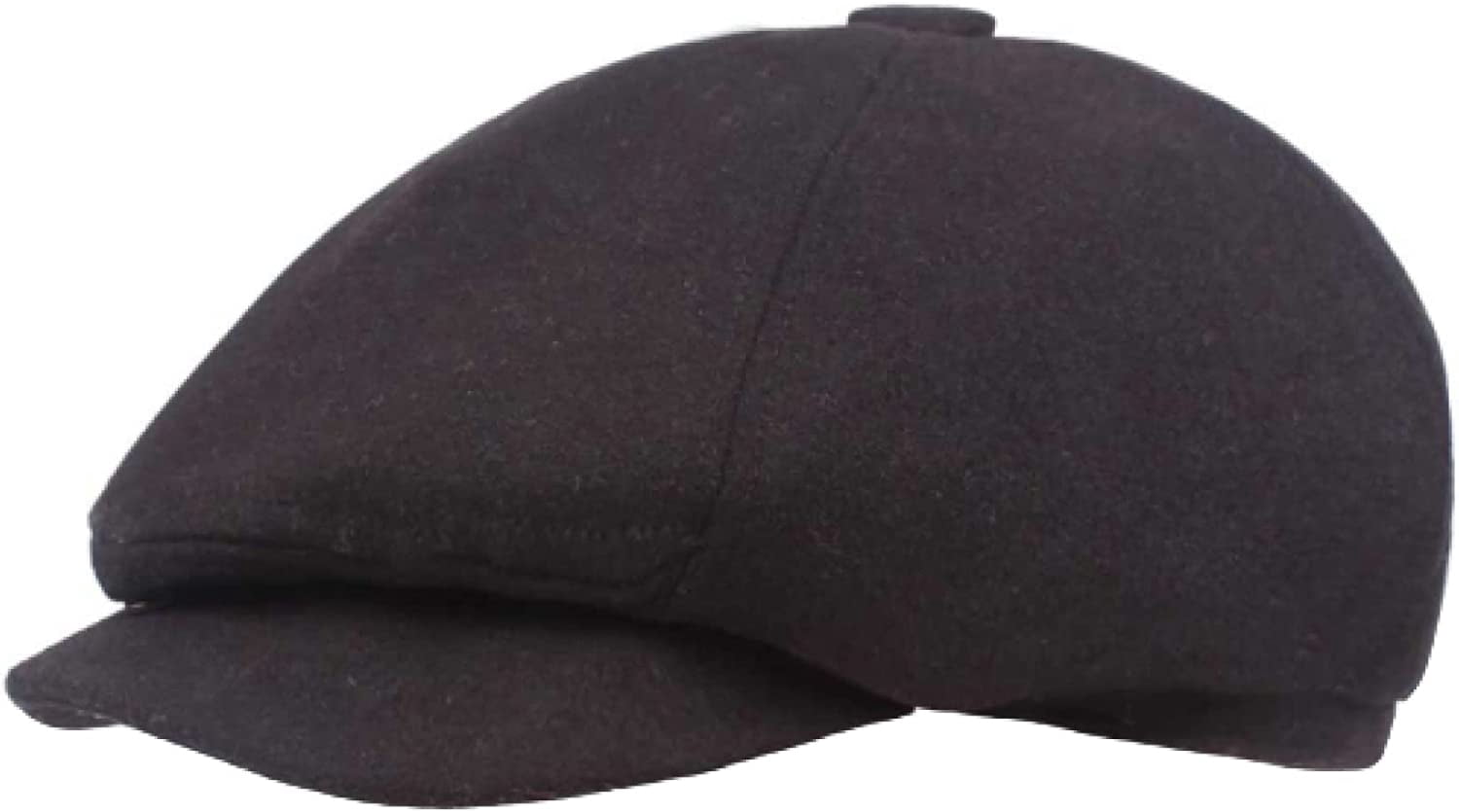 CoCopeaunts Newsboy Hat Wool Felt Cap Retro Beret Hats for Men Vintage ...