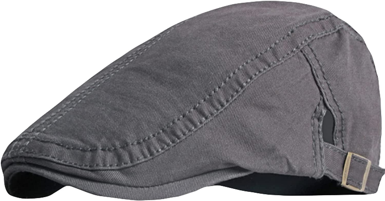 CoCopeaunts Newsboy Hats for Men Berets Cotton Ivy Newsboy Flat Cap Spring Summer Artist Painter ...