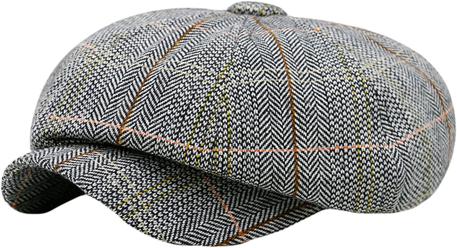 CoCopeaunts Newsboy Hats for Men Women British Style Spring Octagonal ...