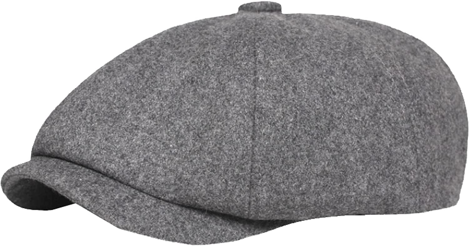 CoCopeaunts Newsboy Hats for Women Autumn Winter Hat Vintage Octagonal ...