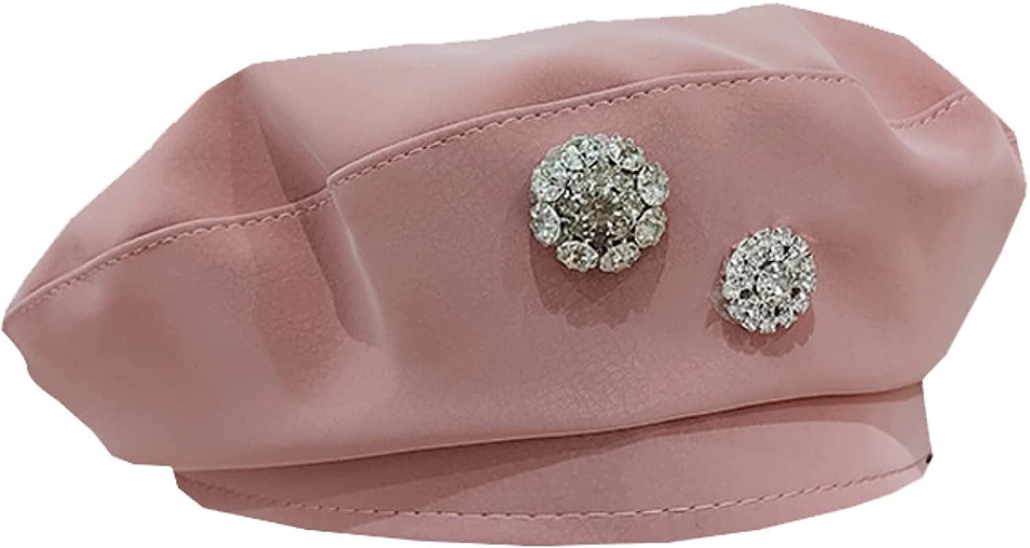 CoCopeaunts Newsboy Hats for Women French Artist Wild British PU ...