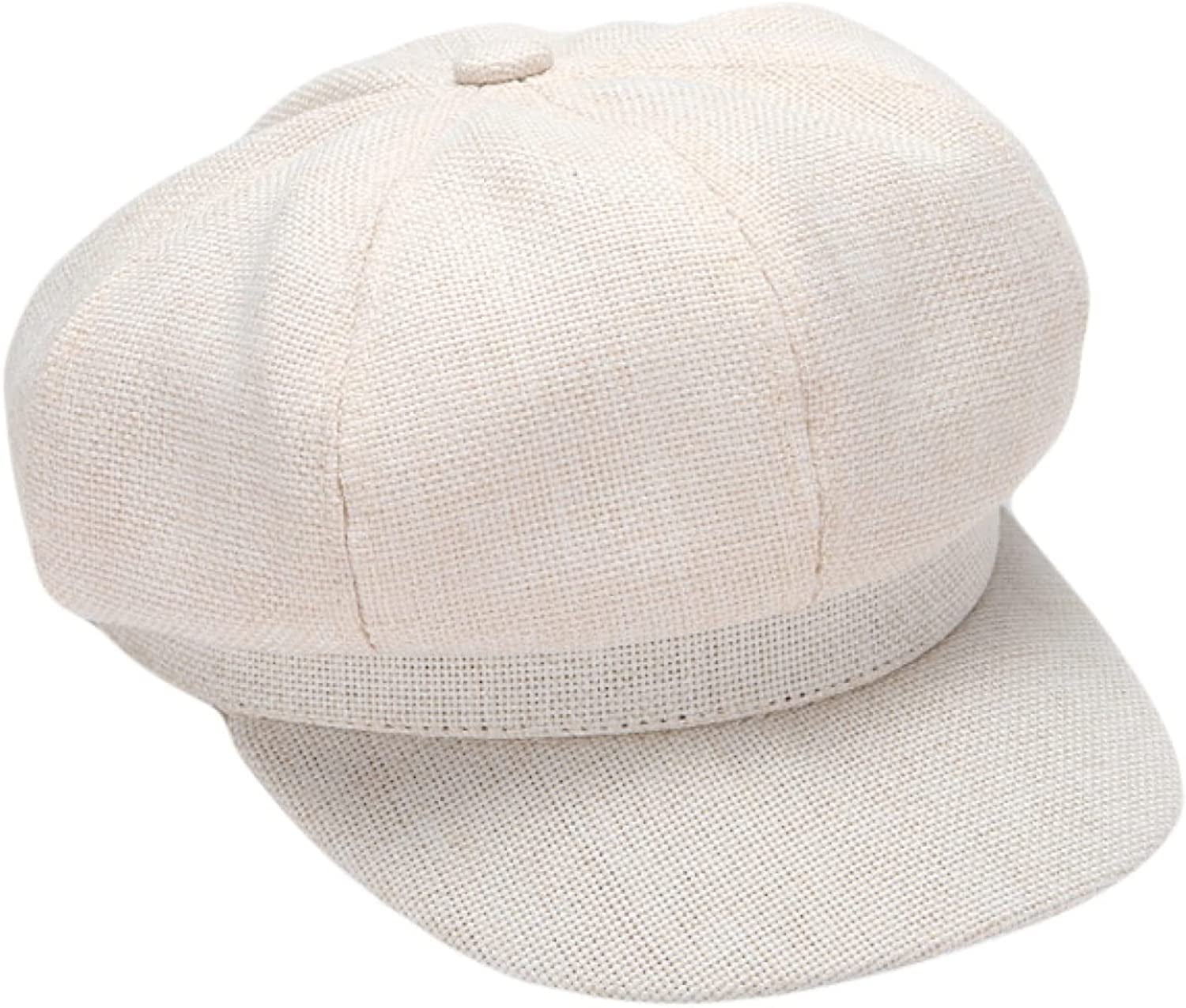 CoCopeaunts Newsboy Hats for Women Gatsby Cap Octagonal Baker Peaked ...