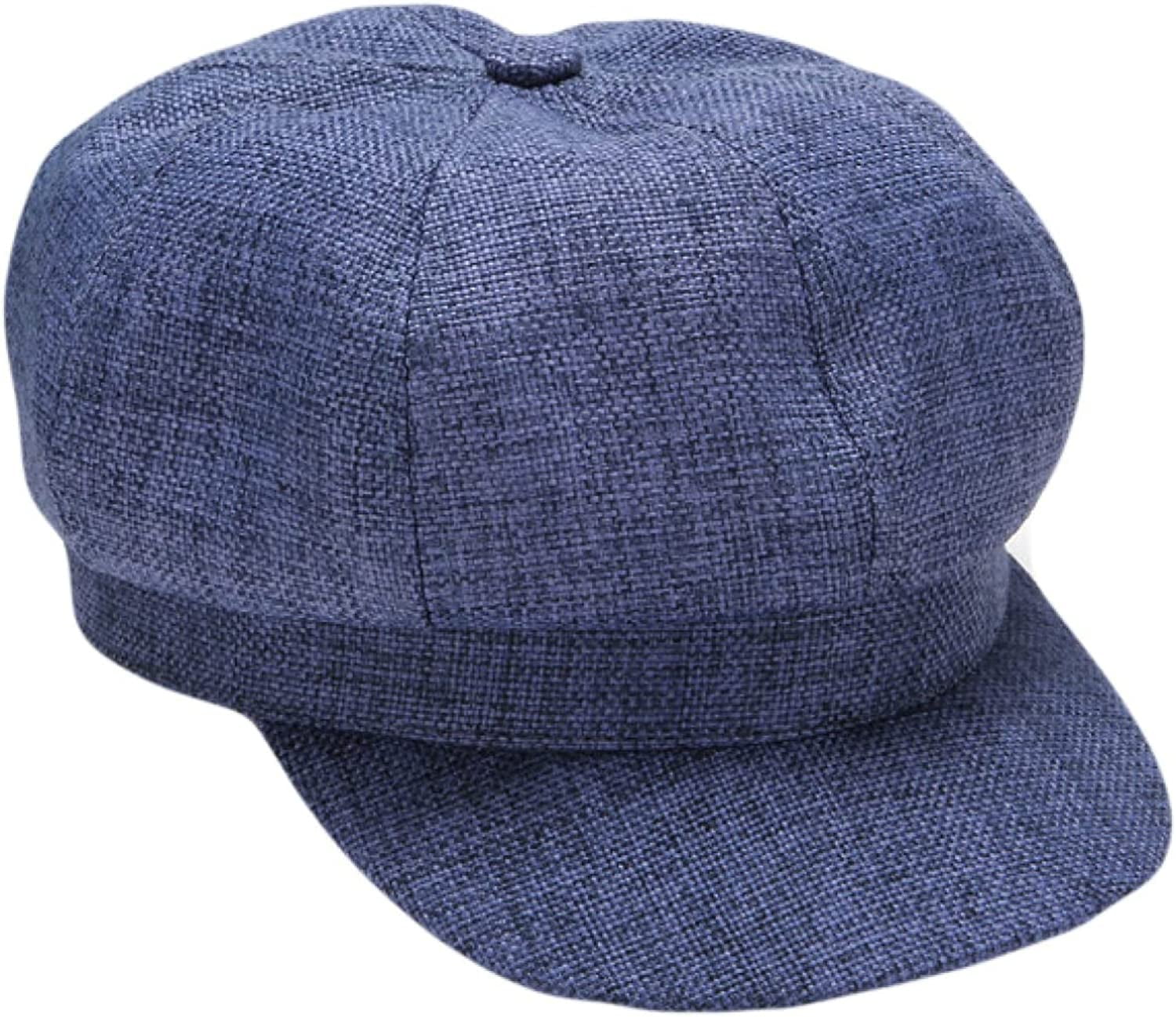 CoCopeaunts Newsboy Hats for Women Gatsby Cap Octagonal Baker Peaked ...