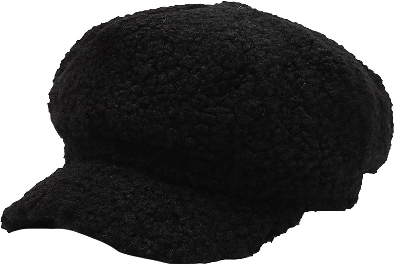 CoCopeaunts Octagon Lambswool Newsboy Hats for Women Autumn Winter Hat ...