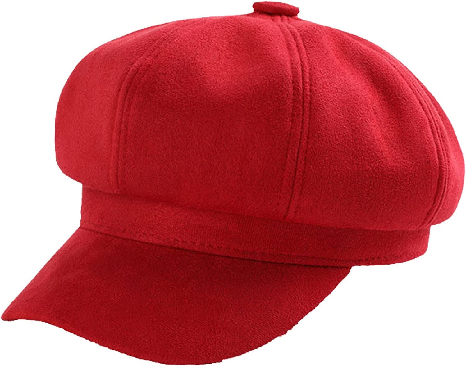 CoCopeaunts Octagonal Newsboy Cap for Women Autumn Winter Korean ...