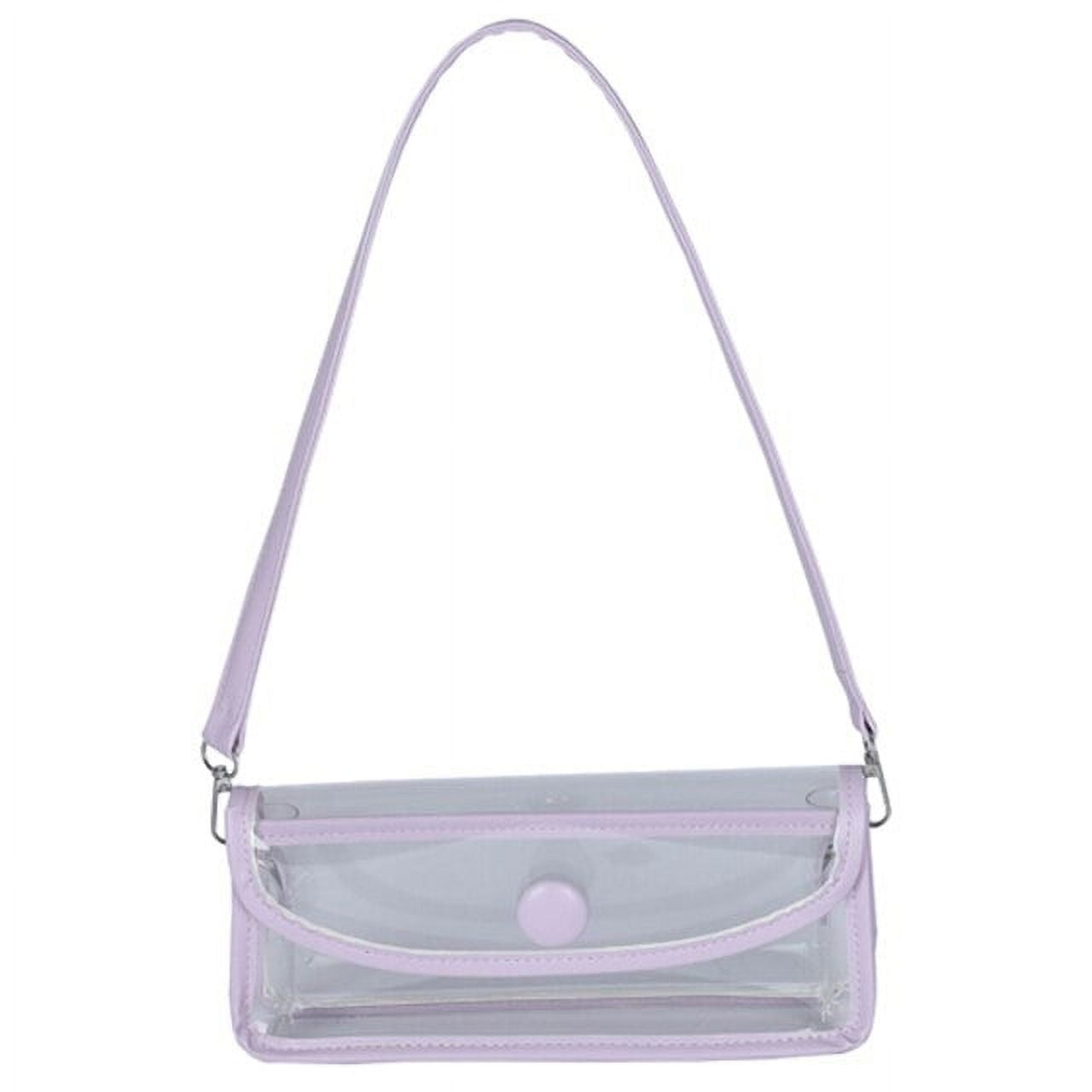 CoCopeaunts Portable Shoulder Handbags Women Transparent PVC Clutch ...