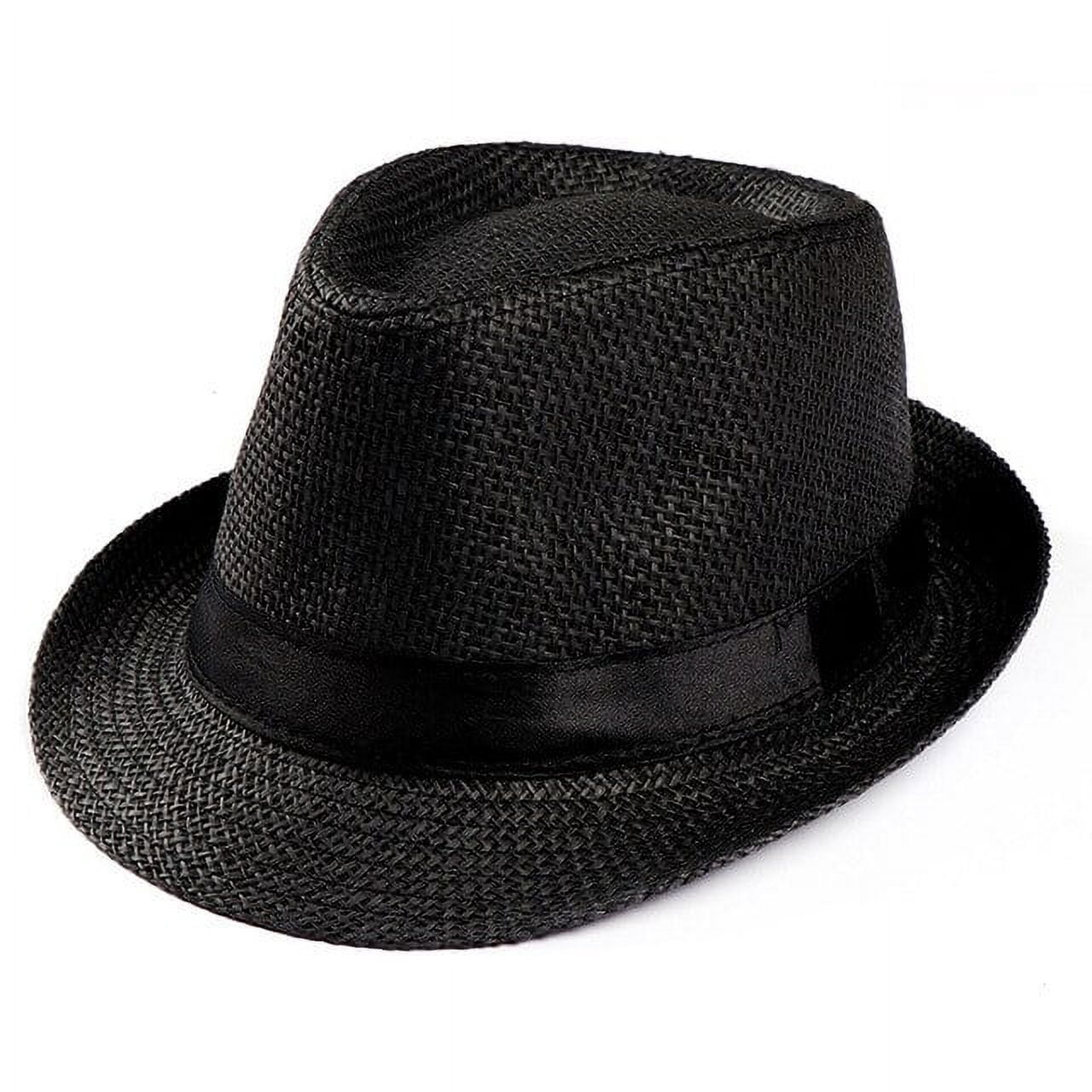 CoCopeaunts Retro Gentleman Sun Hat Summer Hat Men Straw Hat Cowboy ...