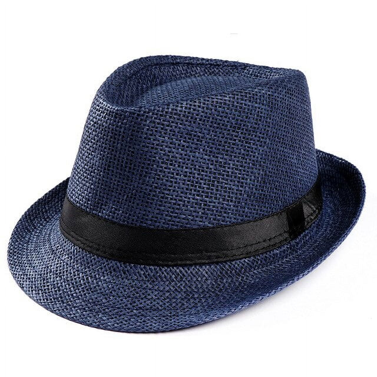 CoCopeaunts Retro Gentleman Sun Hat Summer Hat Men Straw Hat Cowboy ...