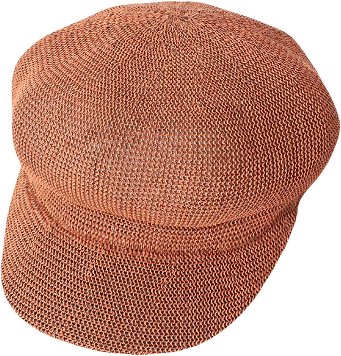 CoCopeaunts Short Brim Newsboy Hats for Women Adjustable Straw Beret ...