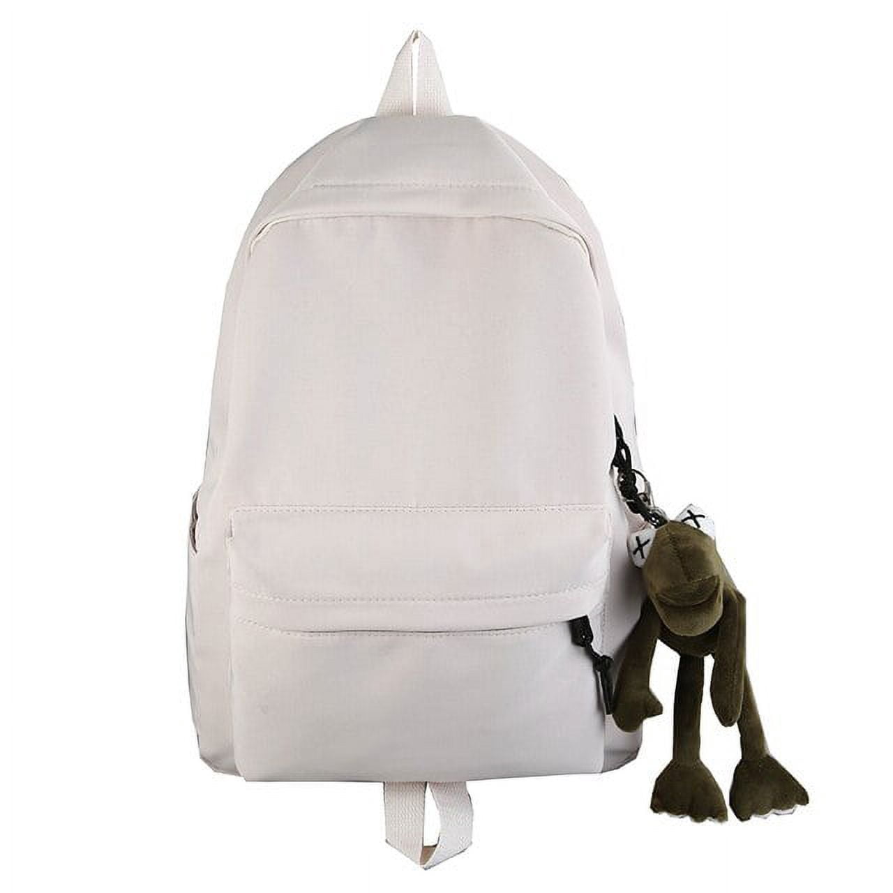 CoCopeaunts Solid Black Backpack Portable large capacity School Bag ...