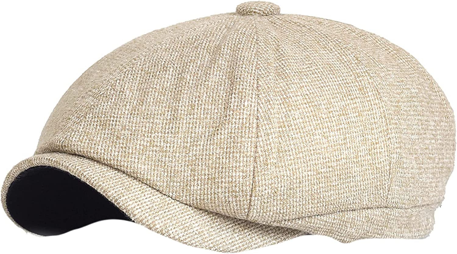 CoCopeaunts Spring Autumn Newsboy Caps for Men Fashion Octagonal Hat ...