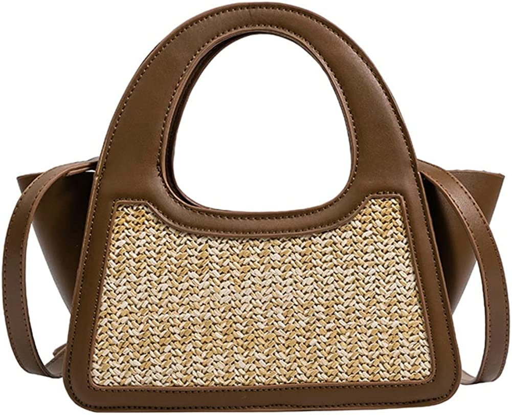 CoCopeaunts Straw Bag for Women Woven Bag Straw Bucket Bag Purse Beach ...