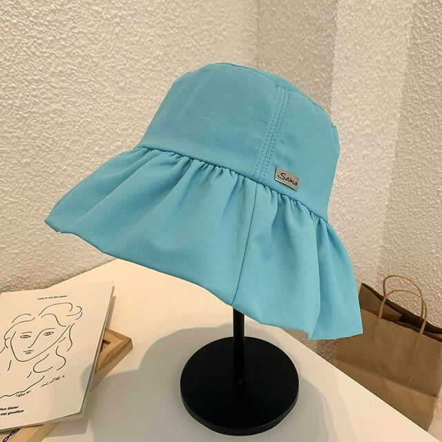 Cocopeaunts Summer Sun Hat Foldable Wide Brim Bob Floppy Girls Sun